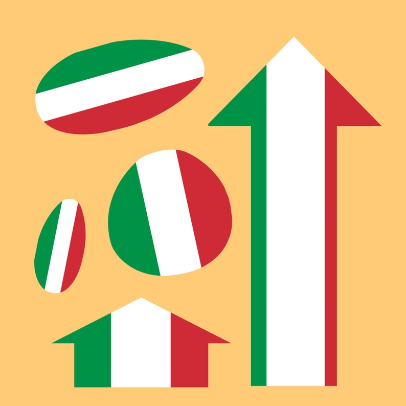 Italy Flag Bundle 53 SVG and PNG Files for Ready to Print Designs - Etsy