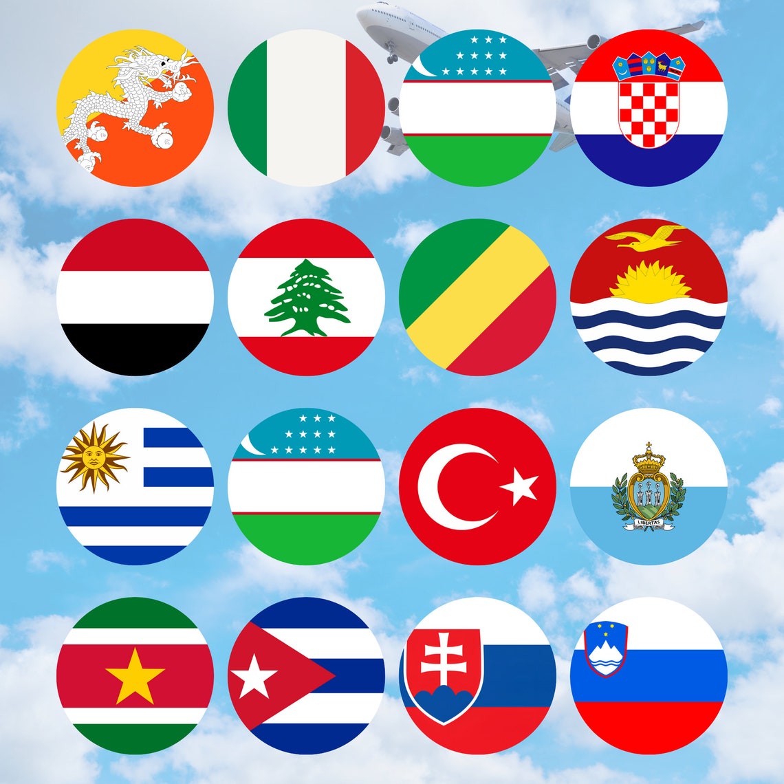 Country Flag Instagram Story Highlight Covers 190+ Instagram Flags ...