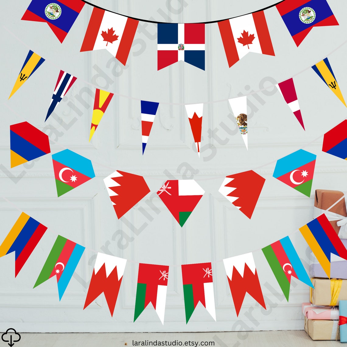 Oman Flag Bundle 77 SVG & 77 PNG Printable Files for Ready to Use ...