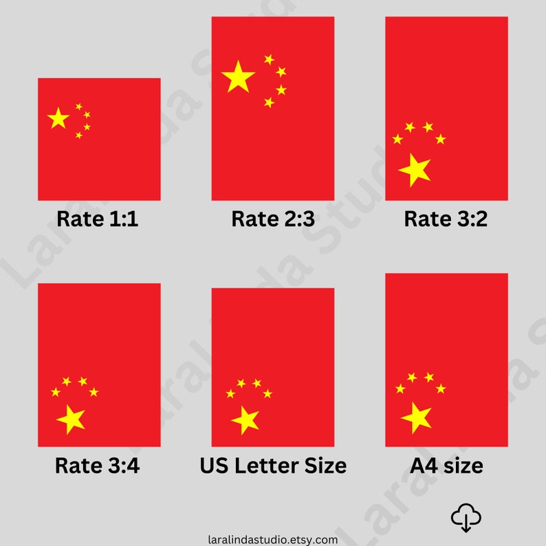 China Flag Bundle 77 SVG & 77 PNG Printable Files for Ready to Use ...