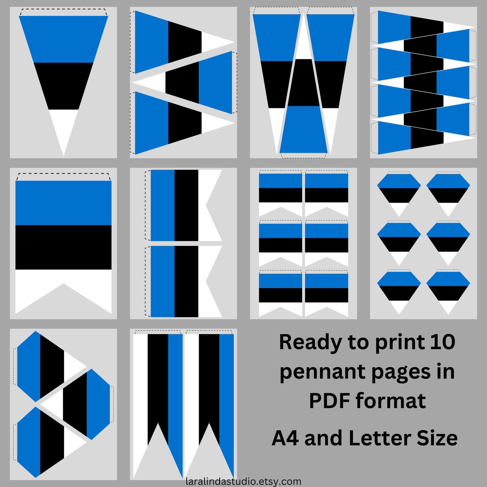 Estonia Flag Bundle 77 SVG & PNG Printable Files for Ready to Use ...