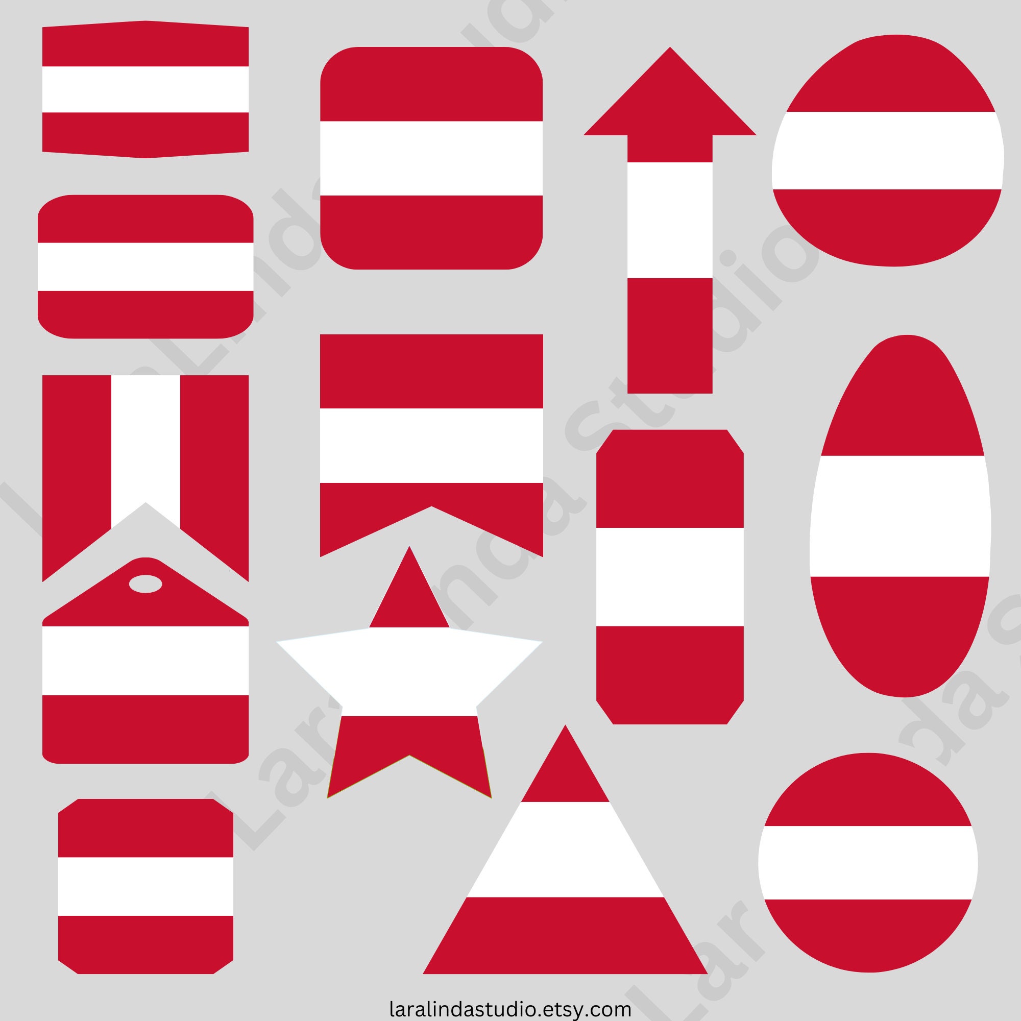 Austria Flag Bundle 77 SVG & PNG Printable Files for Ready to Use ...