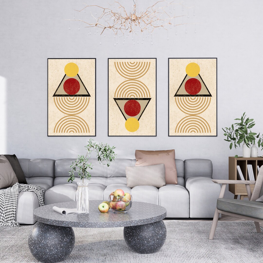 Geometric Shape Wall Art Abstract Printable Art Boho Desing Print ...