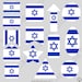Israel Flag Bundle 77 SVG & 77 PNG Printable Files for Ready to Use ...