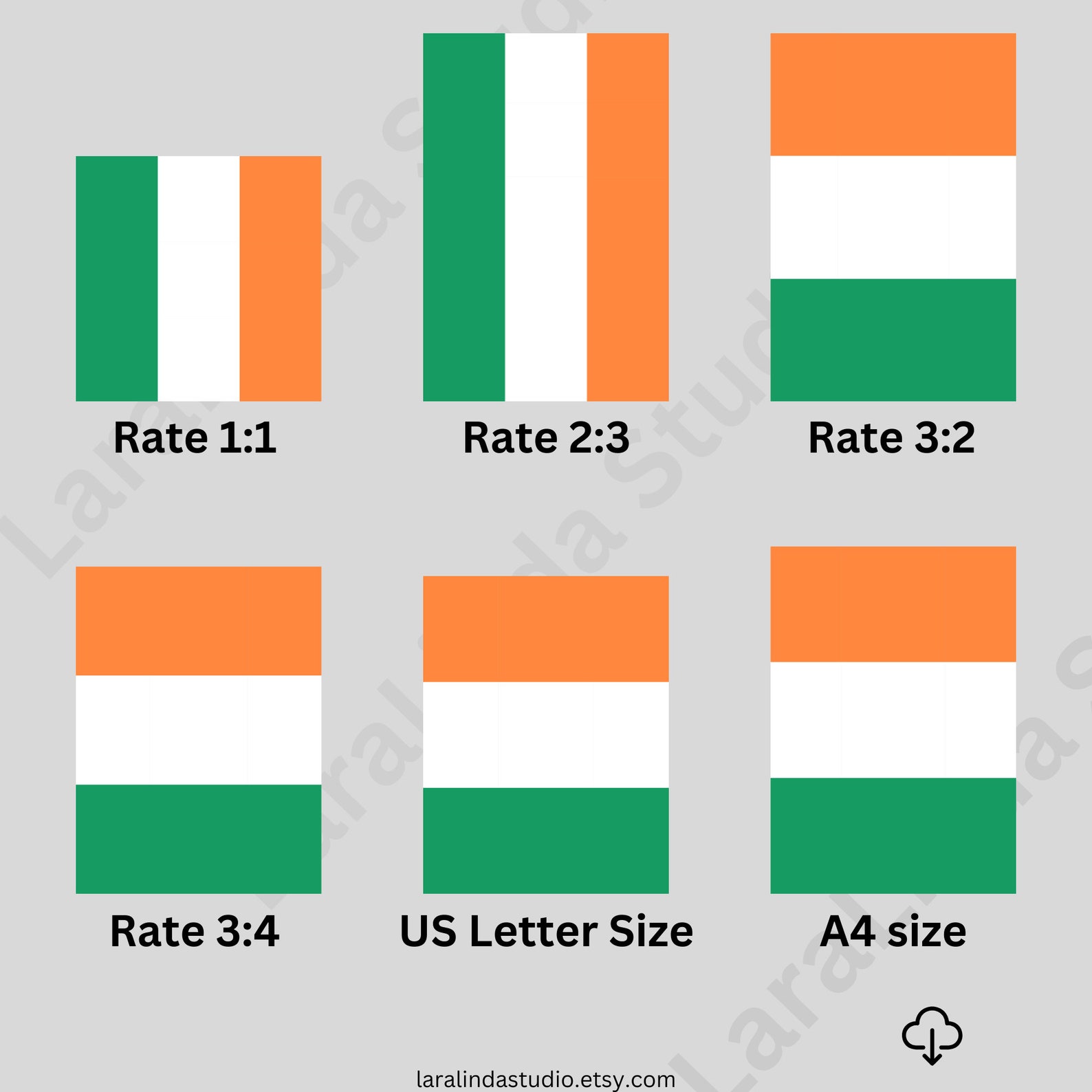 Ireland Flag Bundle 77 SVG & PNG Printable Files for Ready to Use ...