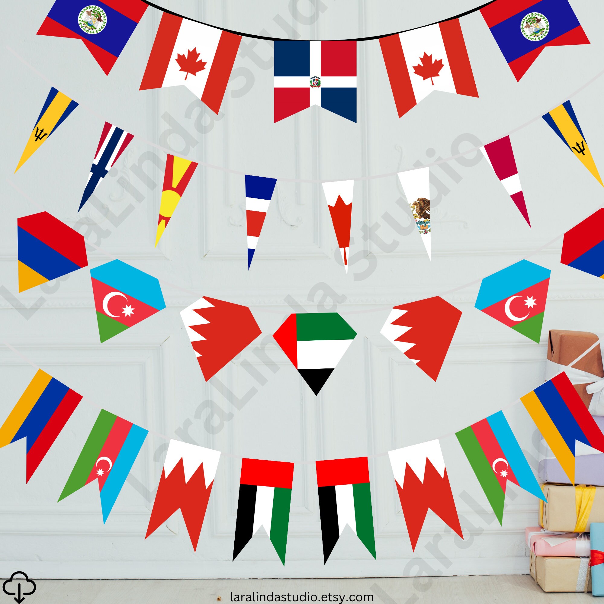 United Arab Emirates Flag Bundle 77 SVG & 77 PNG Printable Files for ...