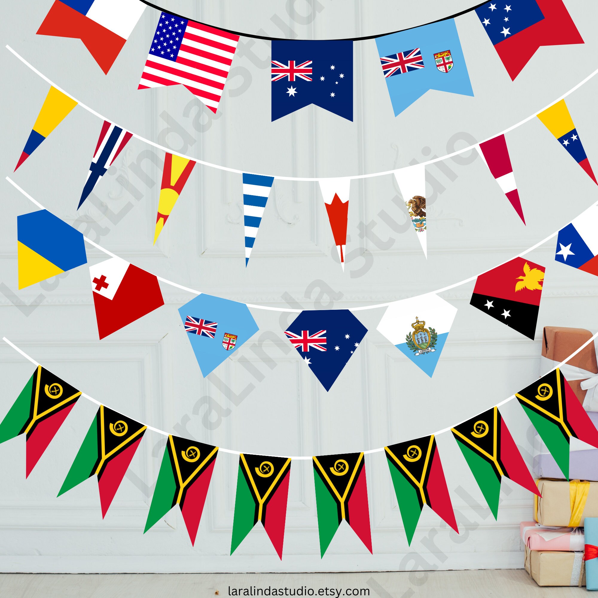 Vanuatu Flag Bundle 77 SVG & PNG Printable Files for Ready to Use ...