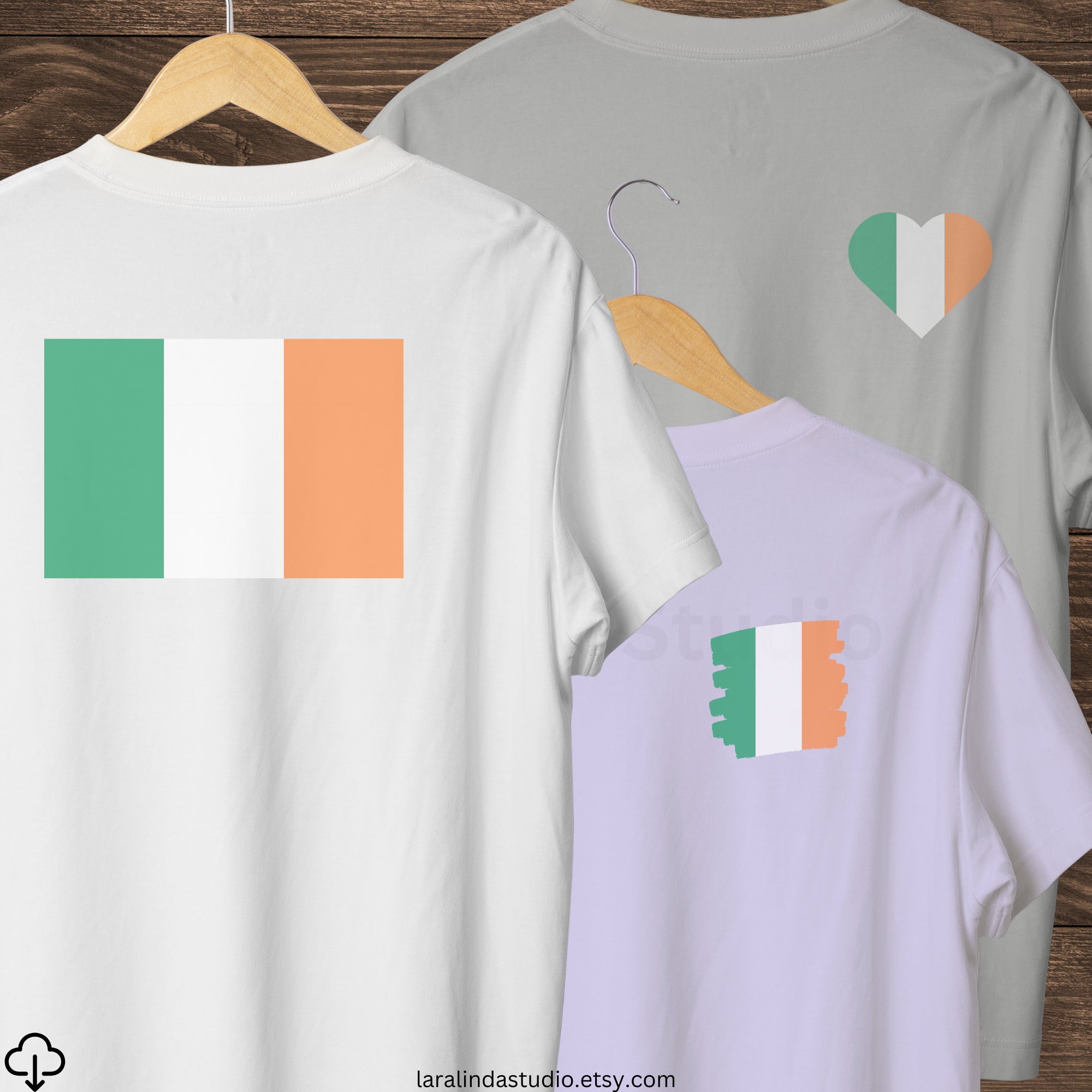 Ireland Flag Bundle 77 SVG & PNG Printable Files for Ready to Use ...