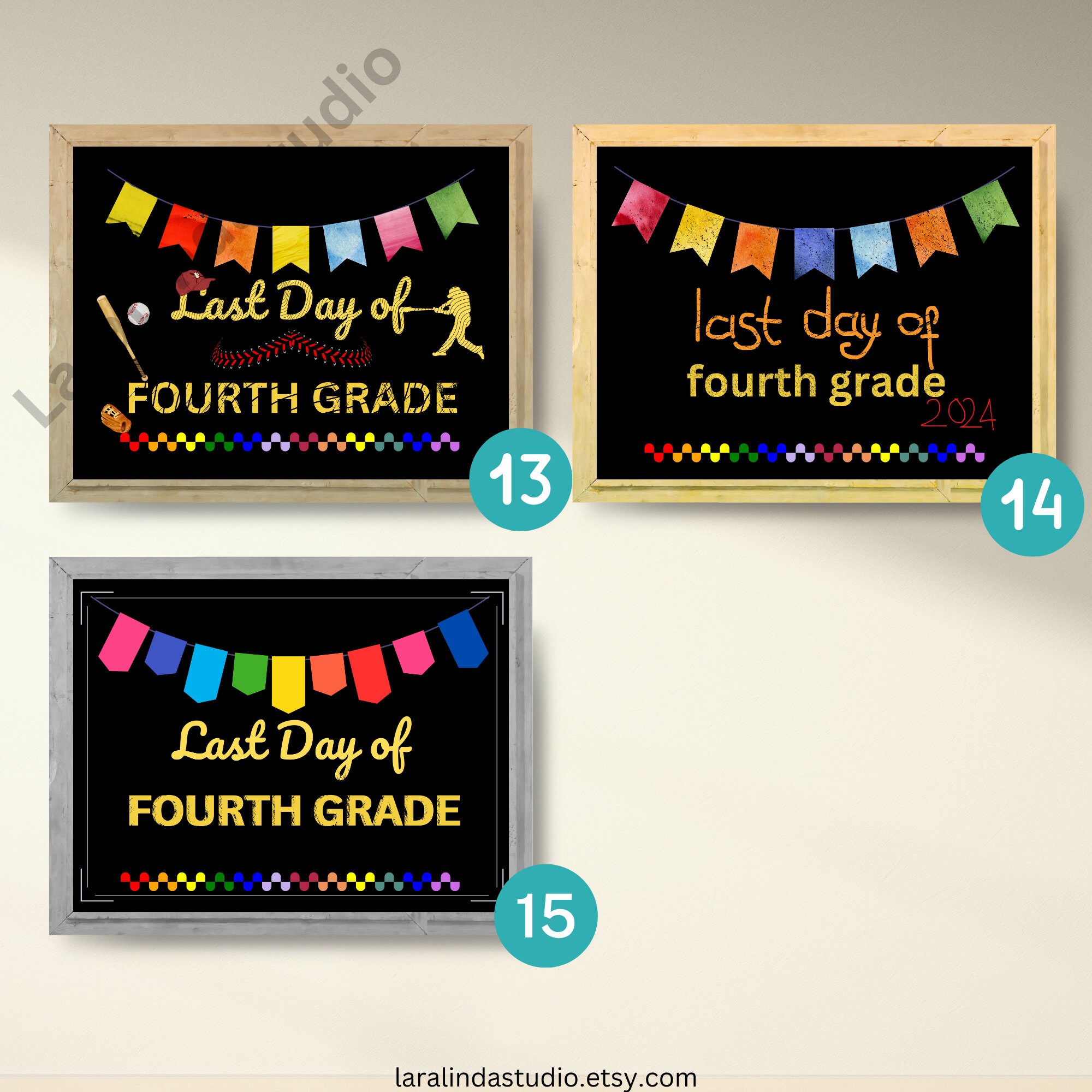 Last Day of Fourth Grade Graduate 15 Different Designs for 4th Grade ...