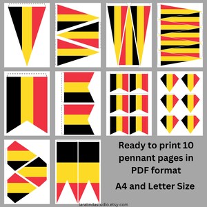 Belgium Flag Bundle 77 SVG & PNG Printable Files for Ready to Use ...