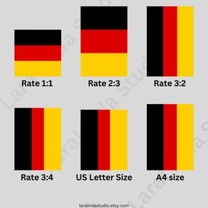 Germany Flag Bundle 77 SVG & PNG Printable Files for Ready to Use ...
