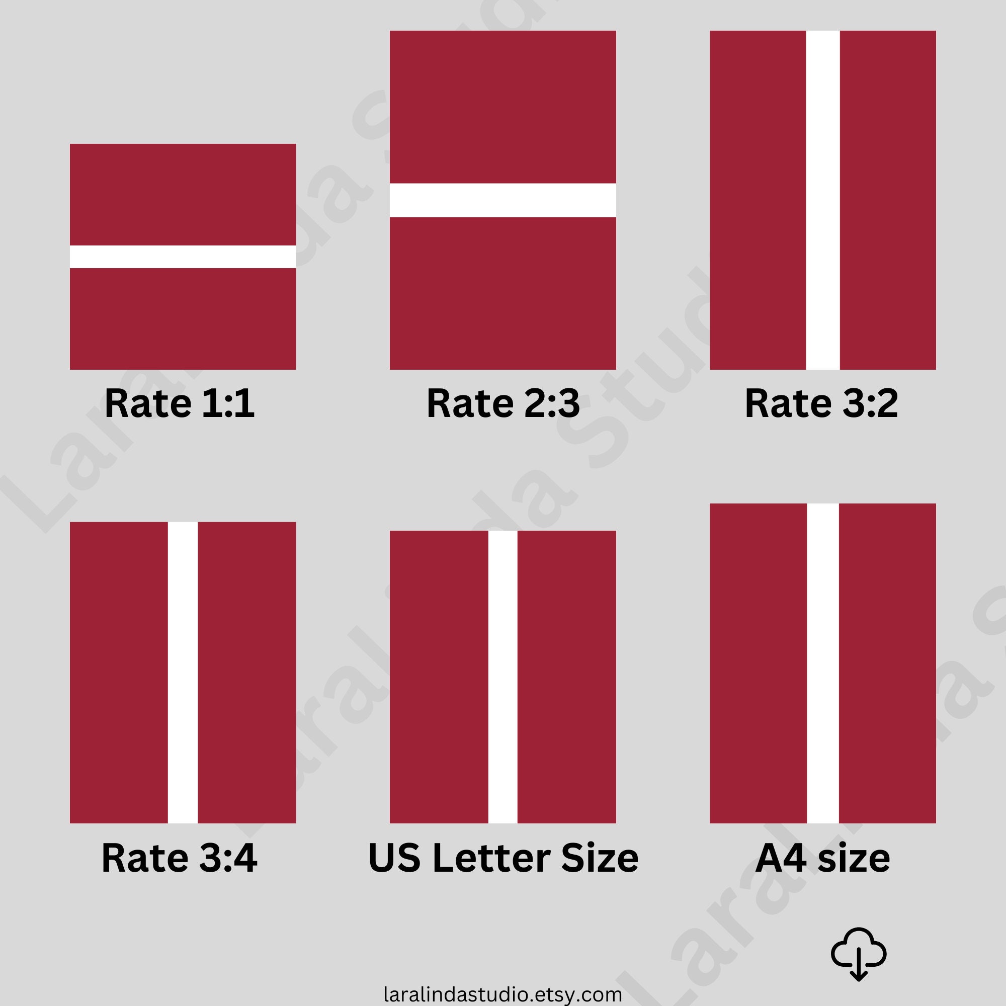 Latvia Flag Bundle 77 SVG & PNG Printable Files for Ready to Use ...