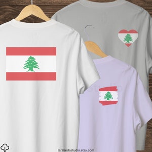 Lebanon Flag Bundle 77 SVG & 77 PNG Printable Files for Ready to Use ...
