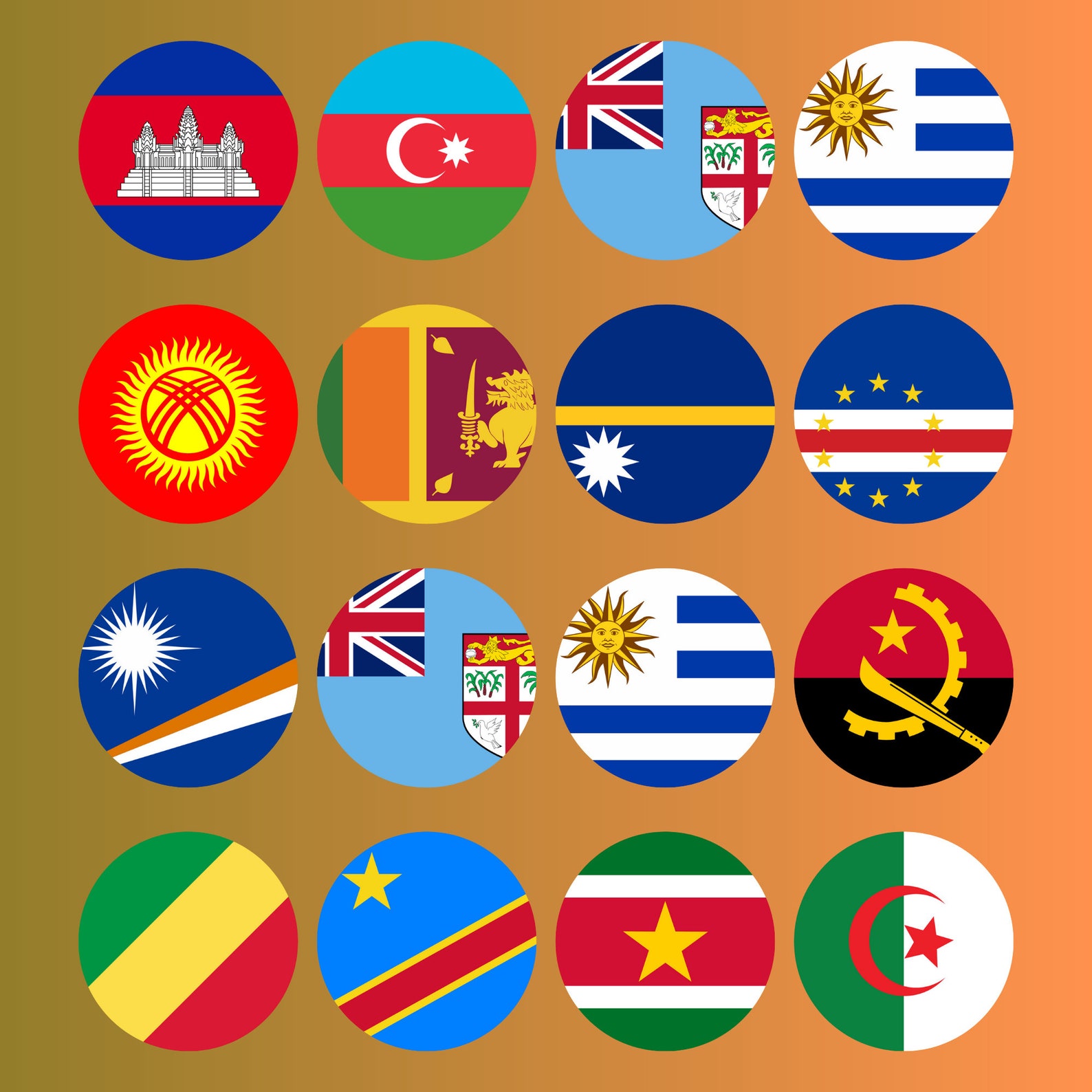 Country Flag Instagram Story Highlight Covers 190+ Instagram Flags ...