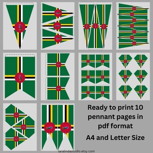 Dominica Flag Bundle 77 SVG & PNG Printable Files for Ready to Use ...