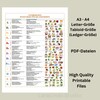 13 Vitamins List With Healthy Fooods Vitamin Printable Poster PDF Files ...
