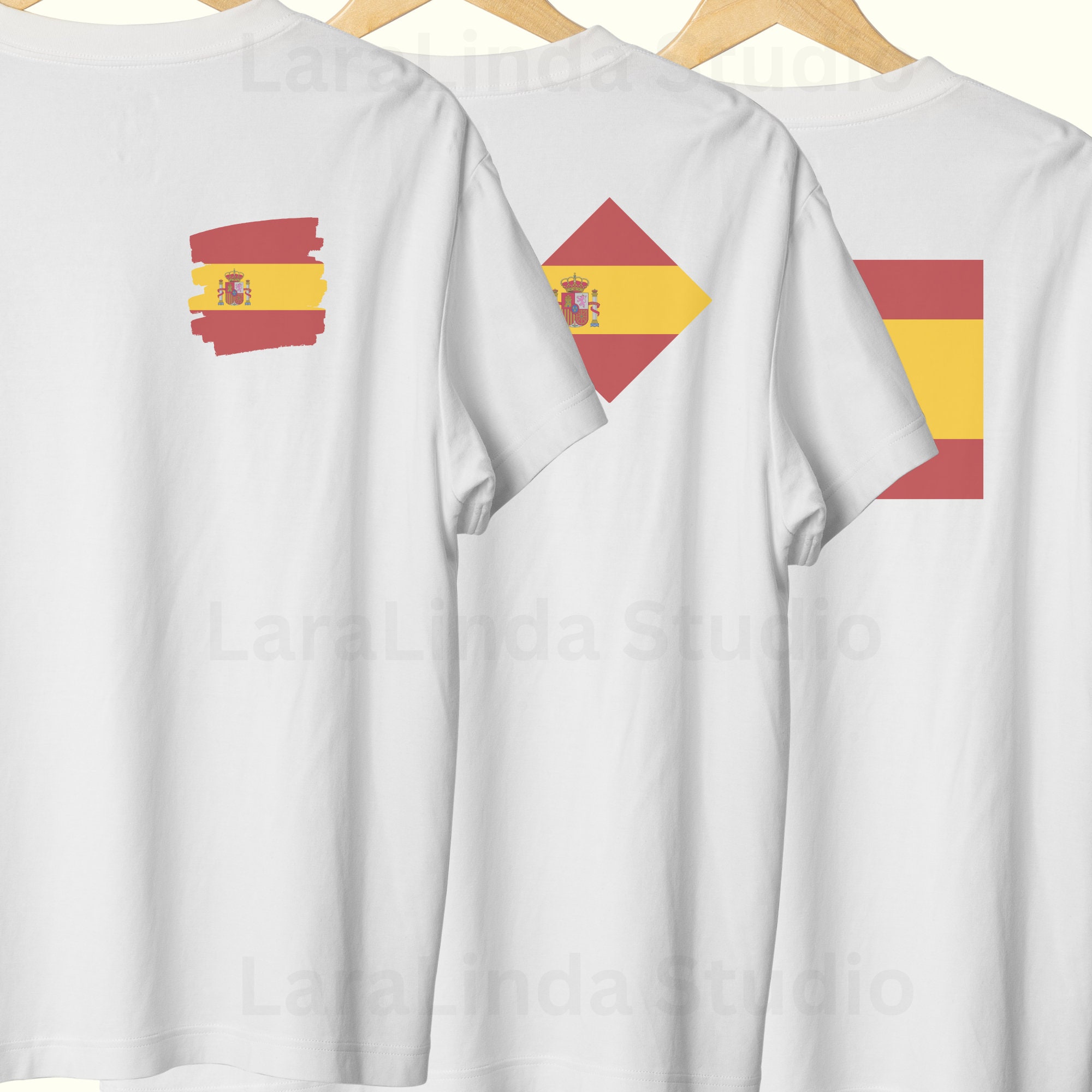 Spain Flag Bundle 53 SVG PNG Files for Ready to Print Designs - Etsy
