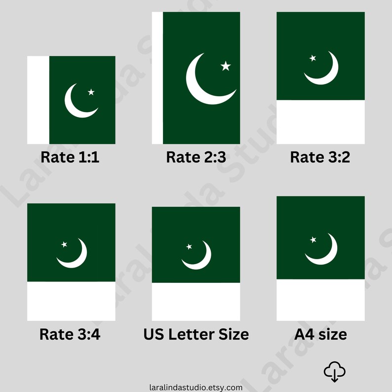 Pakistan Flag Bundle 77 SVG & 77 PNG Printable Files for Ready to Use ...