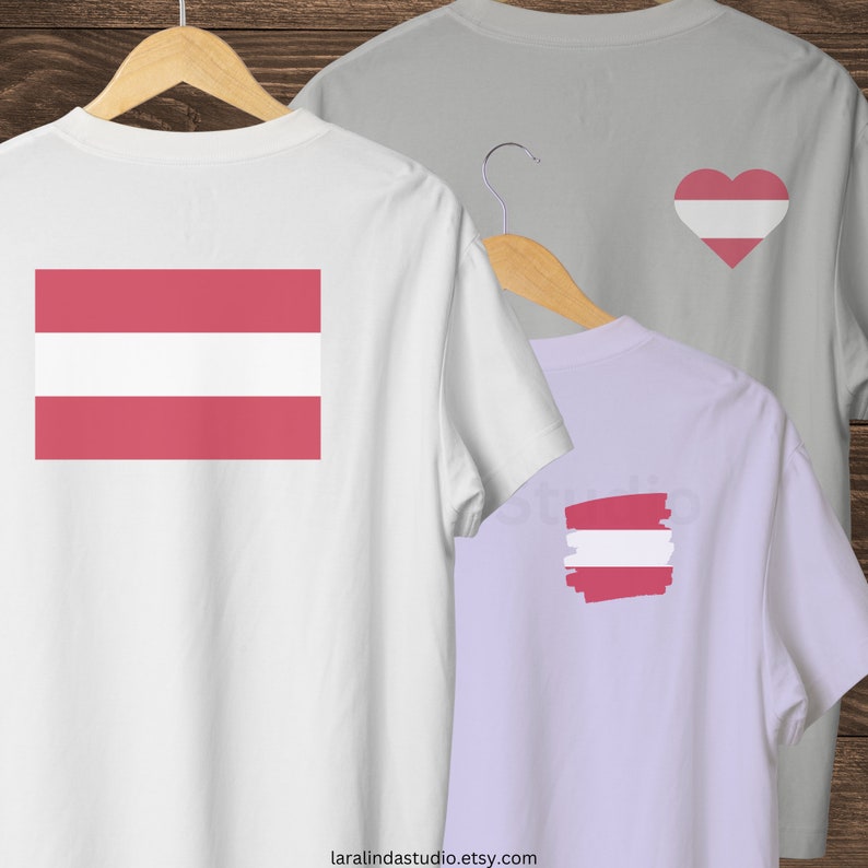 Austria Flag Bundle 77 SVG & PNG Printable Files for Ready to Use ...