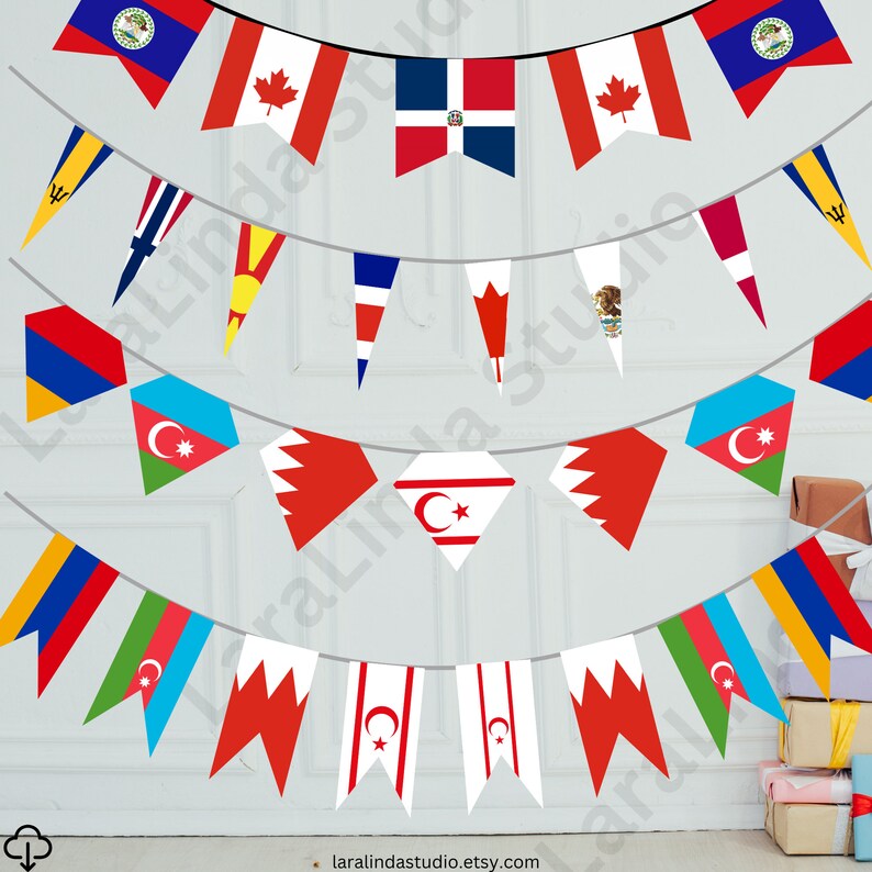 Turkish Republic of Northern Cyprus Flag Bundle 77 SVG & 77 PNG ...