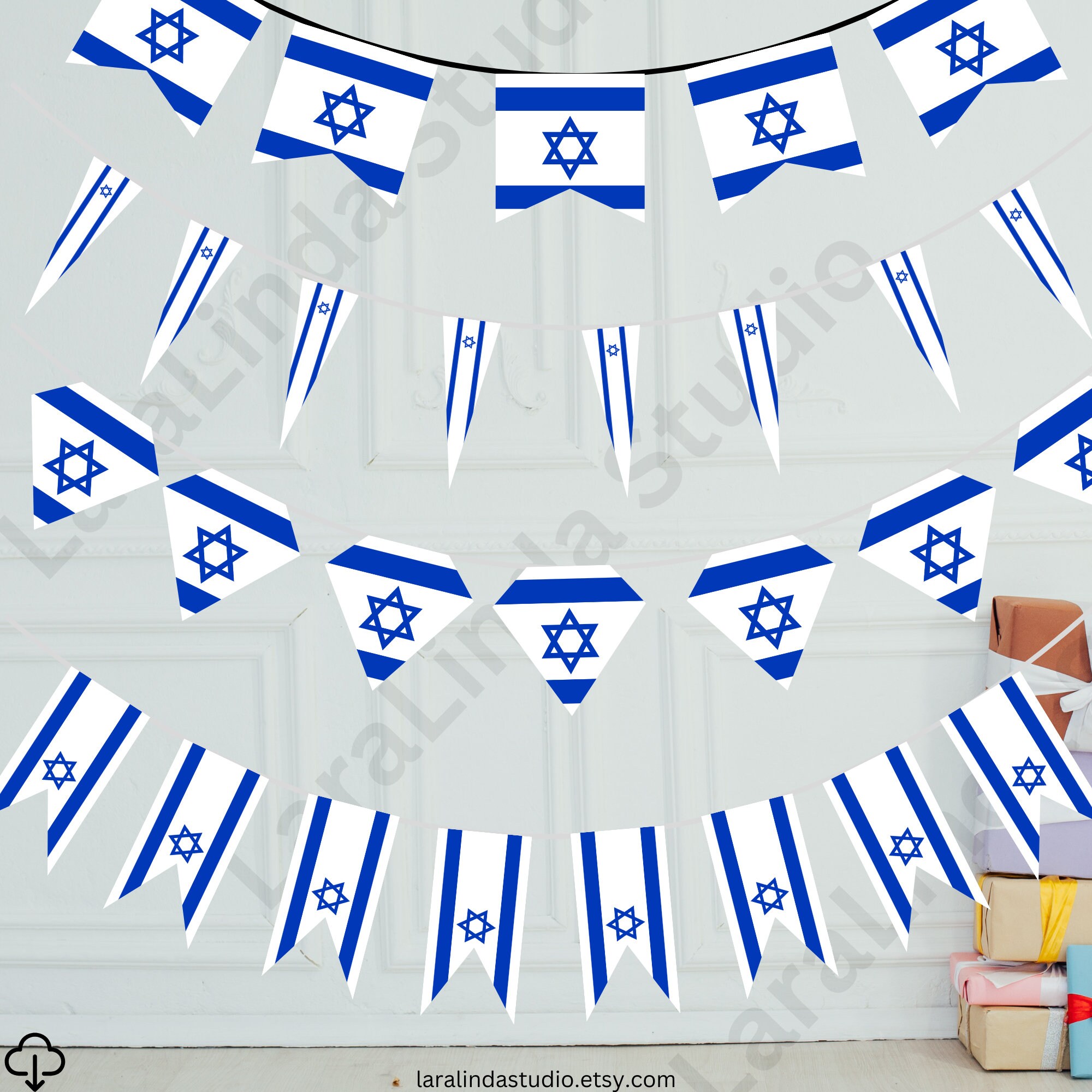 Israel Flag Bundle 77 SVG & 77 PNG Printable Files for Ready to Use ...