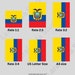Ecuador Flag Bundle 77 SVG & PNG Printable Files for Ready to Use ...