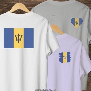 Barbados Flag Bundle 77 SVG & PNG Printable Files for Ready to Use ...
