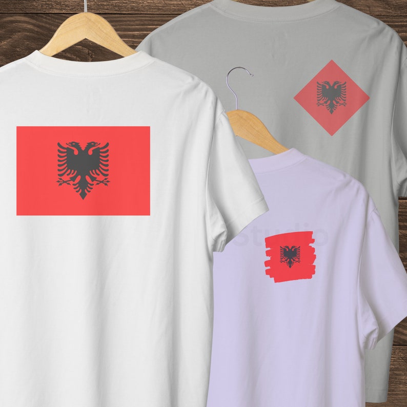 Albania Flag Bundle 53 SVG & PNG Printable Files for Ready to Use ...