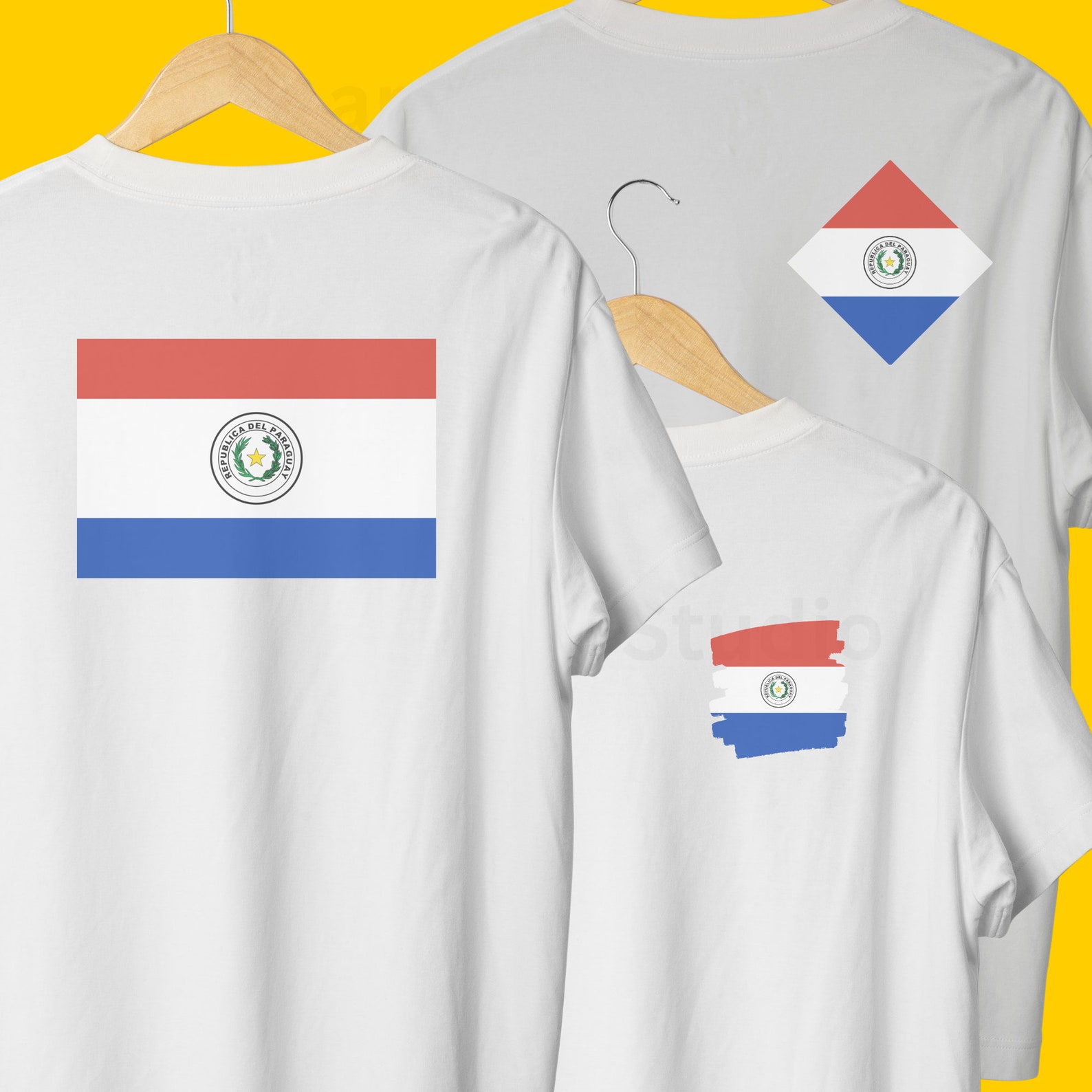 Paraguay Flag Bundle 53 SVG PNG Files for Ready to Print South America ...