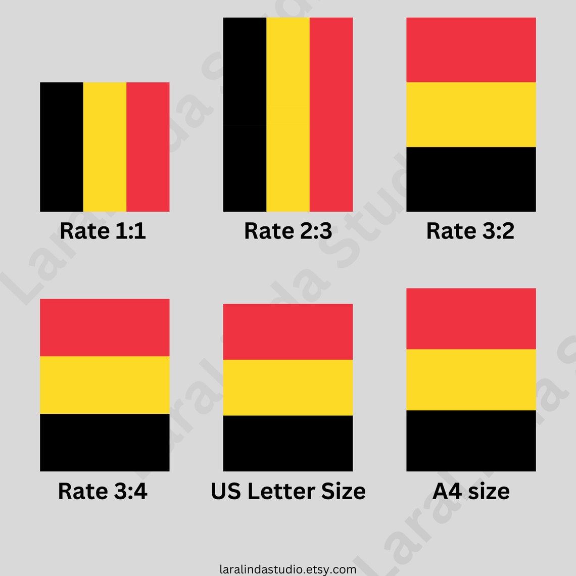 Belgium Flag Bundle 77 SVG & PNG Printable Files for Ready to Use ...
