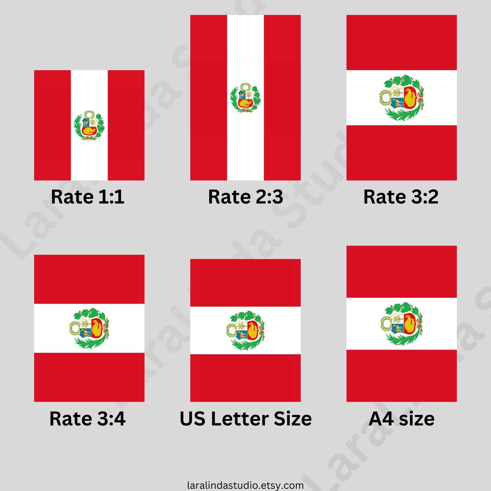 Peru Flag Bundle 77 SVG & PNG Printable Files for Ready to Use Designs ...
