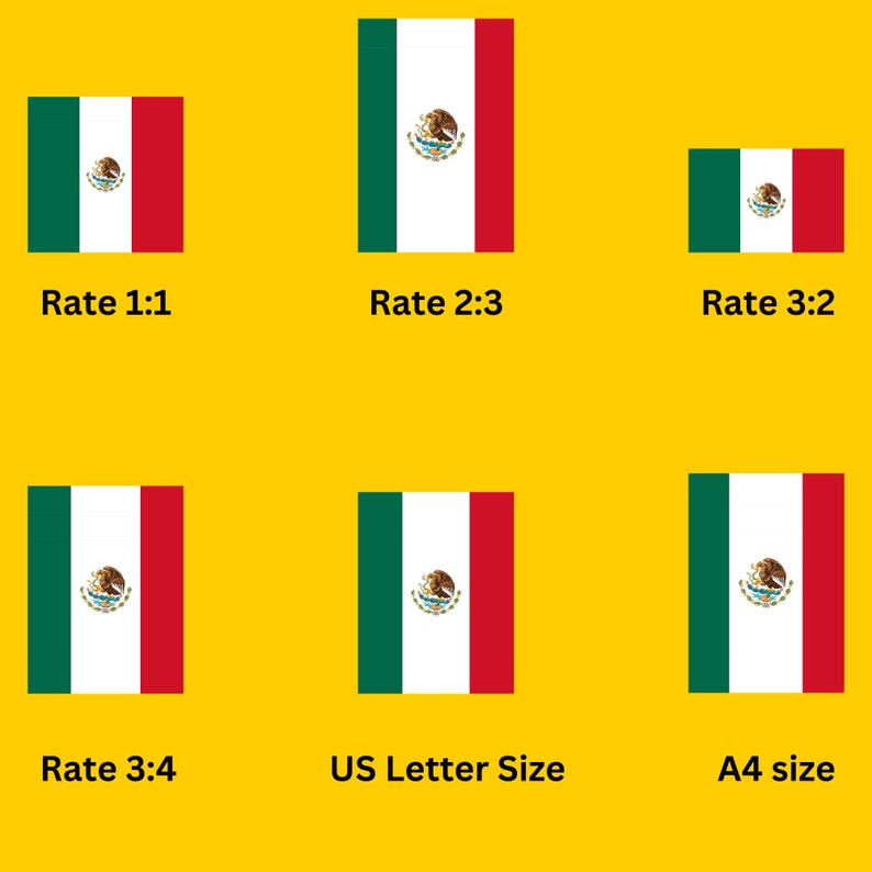 Mexico Flag Bundle 53 SVG & PNG Files for Ready to Use Designs - Etsy