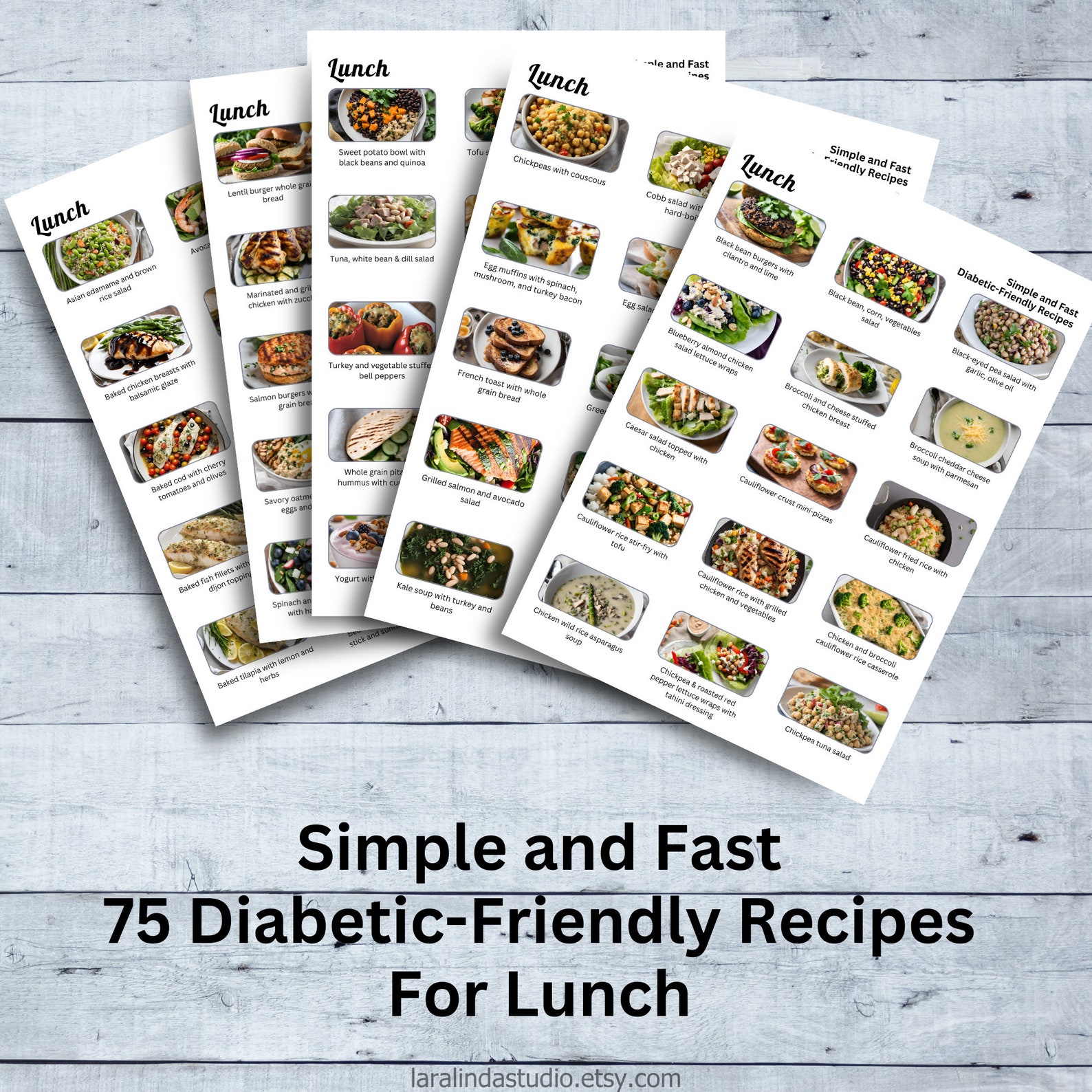 Diabetes Meal List for Lunch Diabetic Friendly Lunch Easy Recipes for ...