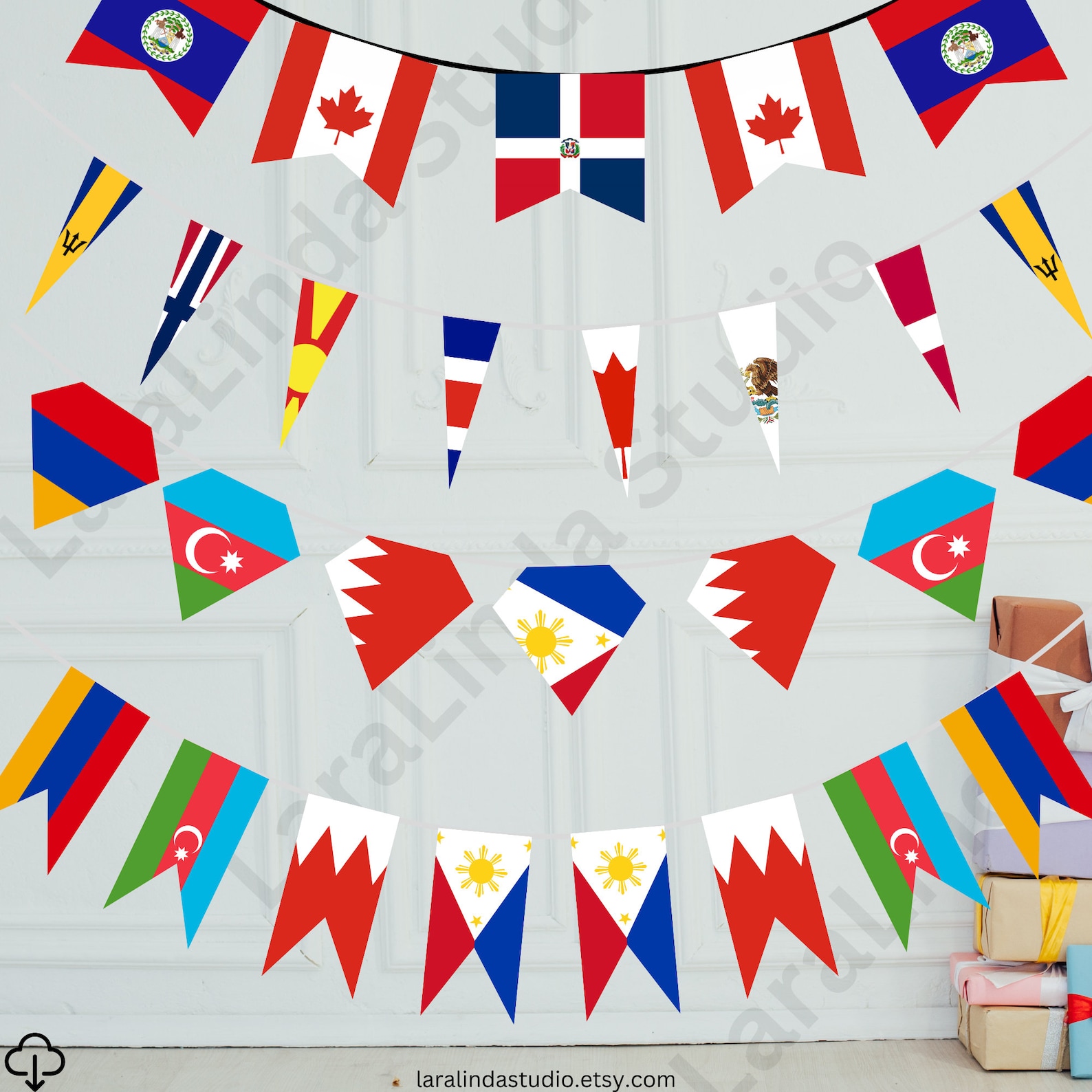 Philippines Flag Bundle 77 SVG & 77 PNG Printable Files for Ready to ...