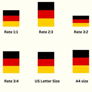 Germany Flag Bundle 53 SVG and PNG Files for Print-ready Designs - Etsy