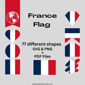France Flag Bundle 77 SVG & PNG Printable Files for Ready to Use ...