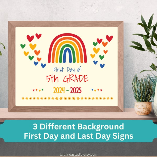 5th Grade Sign - Etsy