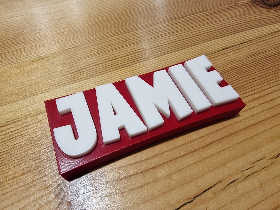 Game-inspired 3D Nameplate: Personalized Gaming Decor Perfect for Gamer ...