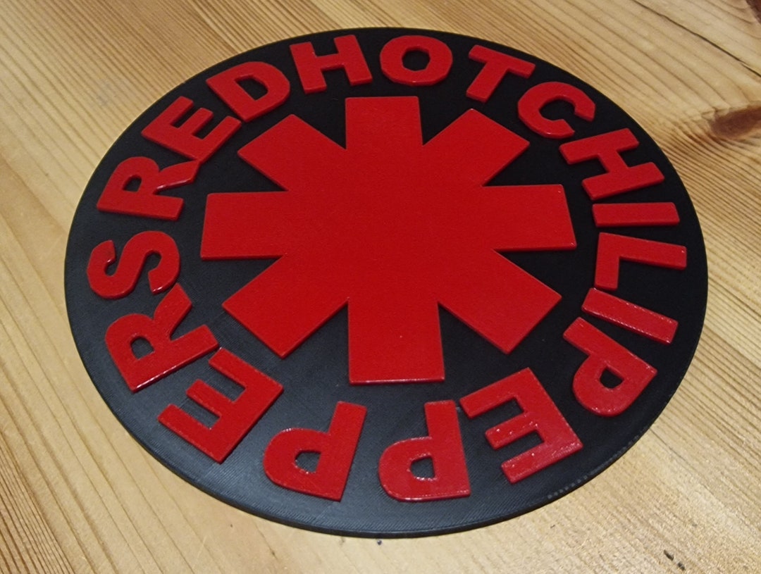 Red Hot Chilli Peppers. RHCP. Plaque, Emblem, Badge. - Etsy