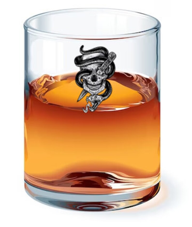 Skull With Snake Caption Digital Design for T Shirt - Etsy