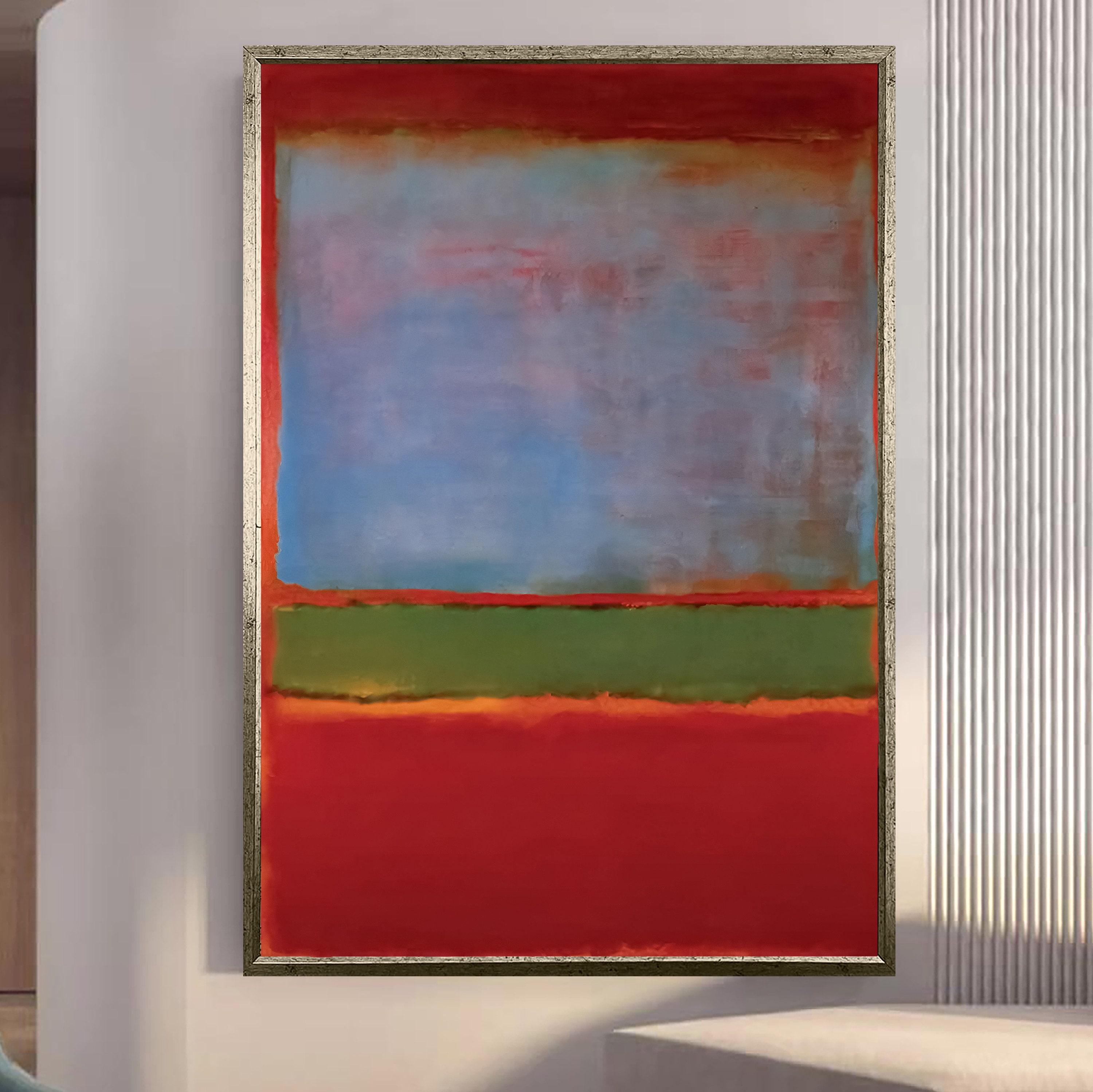 Mark Rothko Blue Green Black Canvas Wall Art, Mark Rothko Vintage ...