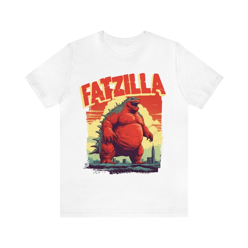 Vintage Japanese Godzilla Fatzilla T-shirt, Godzilla King of the ...