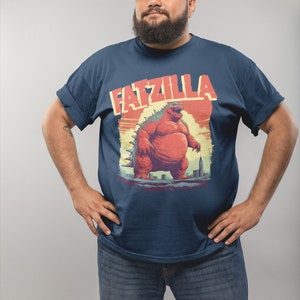 Vintage Japanese Godzilla Fatzilla T-shirt, Godzilla King of the ...
