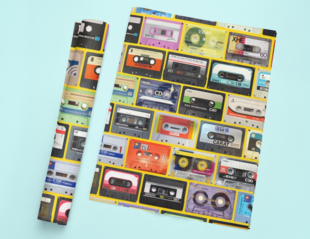 Wrapping Papers, Audiophile Gift Wrap, Music Lover Gift Wrap, Colorful ...