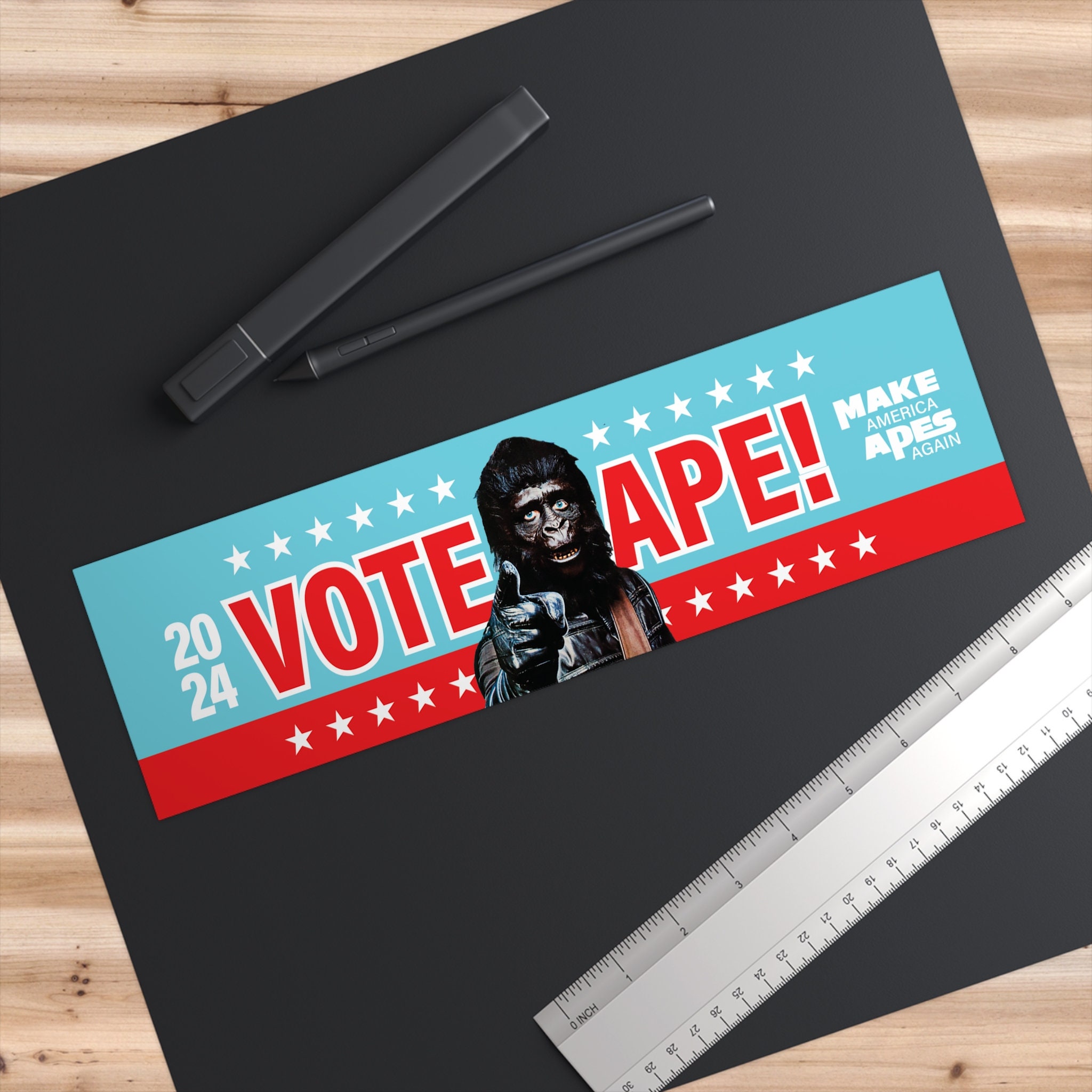 Planet of the Ape Bumper Stickers Make Politics Fun Again Political ...