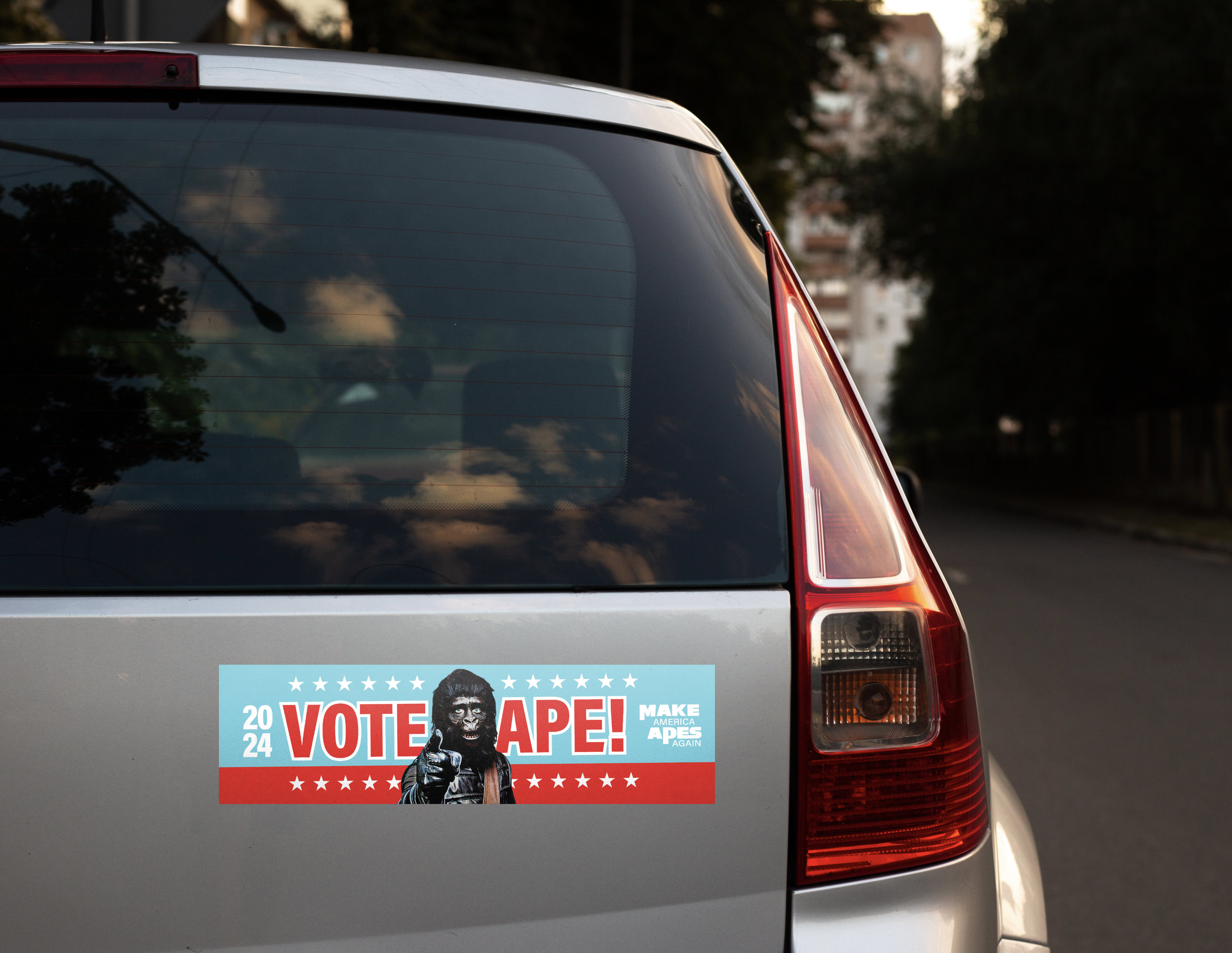 Planet of the Ape Bumper Stickers Make Politics Fun Again Political ...