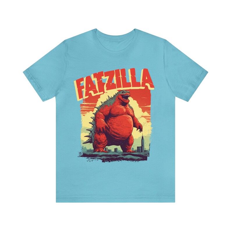 Vintage Japanese Godzilla Fatzilla T-shirt, Godzilla King of the ...