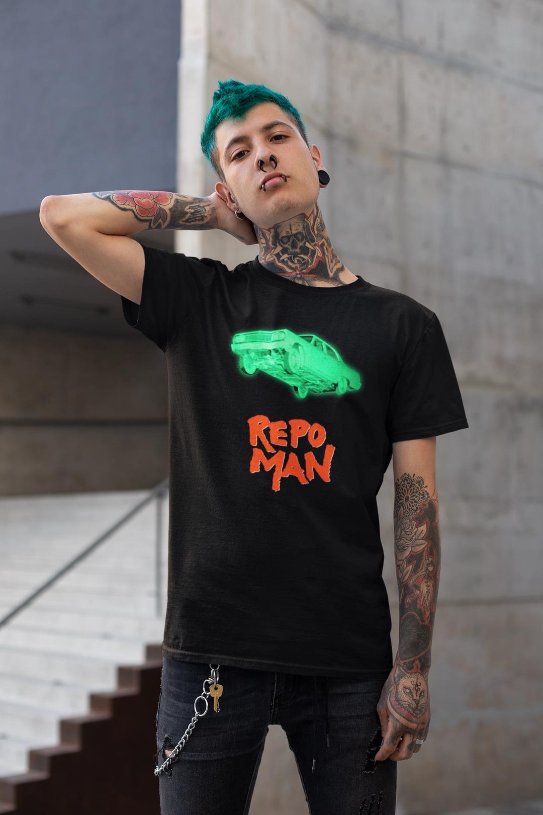 Repo Man 1984 T-shirt: Vintage Cult Punk Movie Tee - Etsy