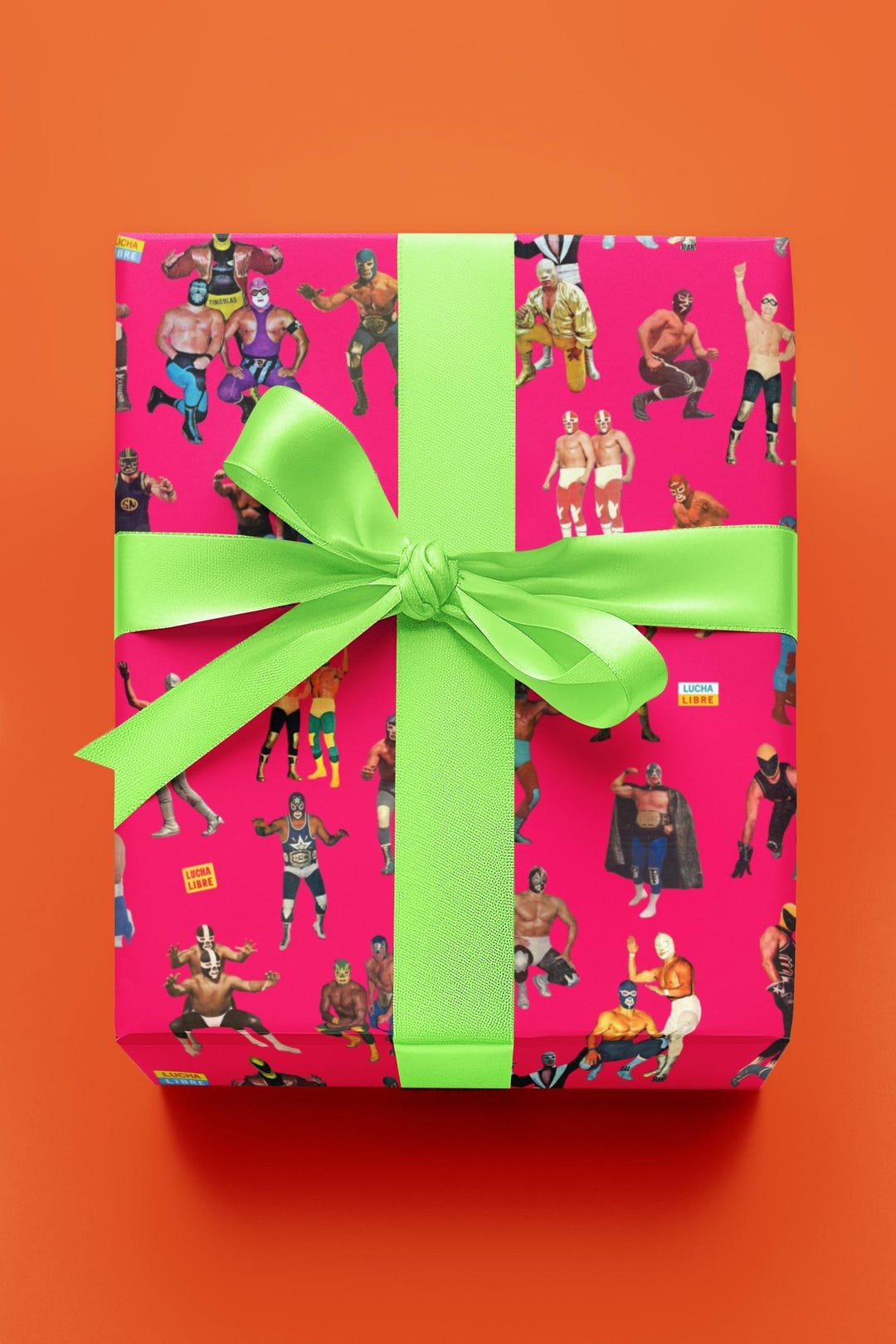 Lucha Libre Wrapping Paper - Vintage Mexican Wrestler Gift Wrap, Retro ...