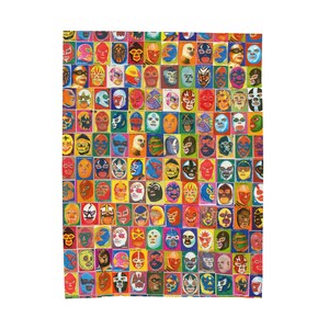Mexican Wrestling Blanket for Lucha Libre Fans, Cozy Plush Throw - Etsy